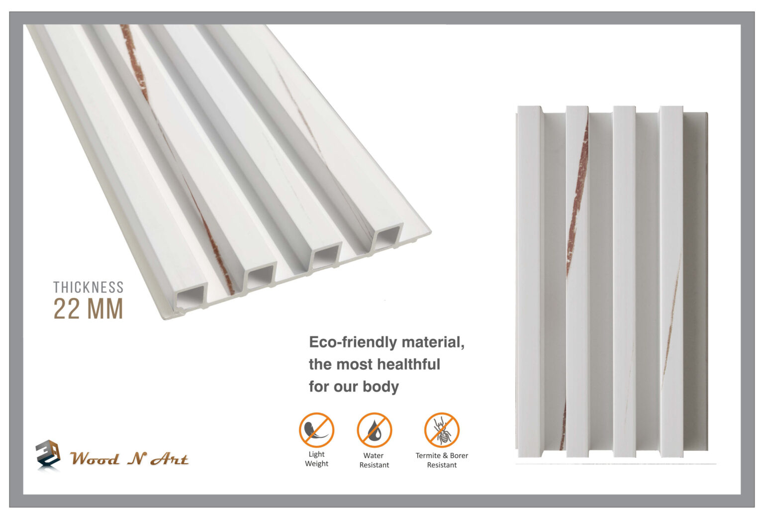 WPC fluted Panel - woodnart