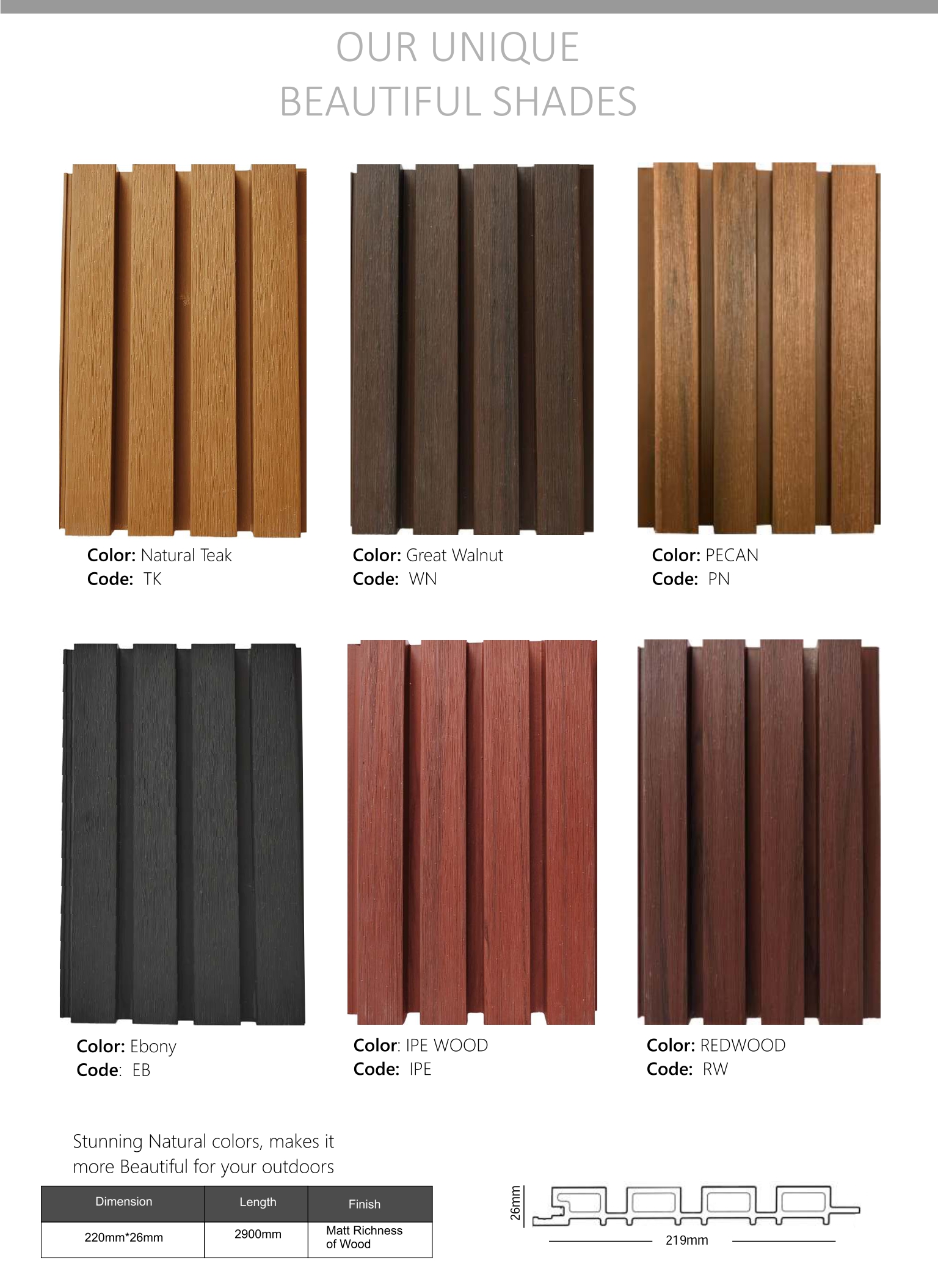 Exterior WPC Cladding - woodnart